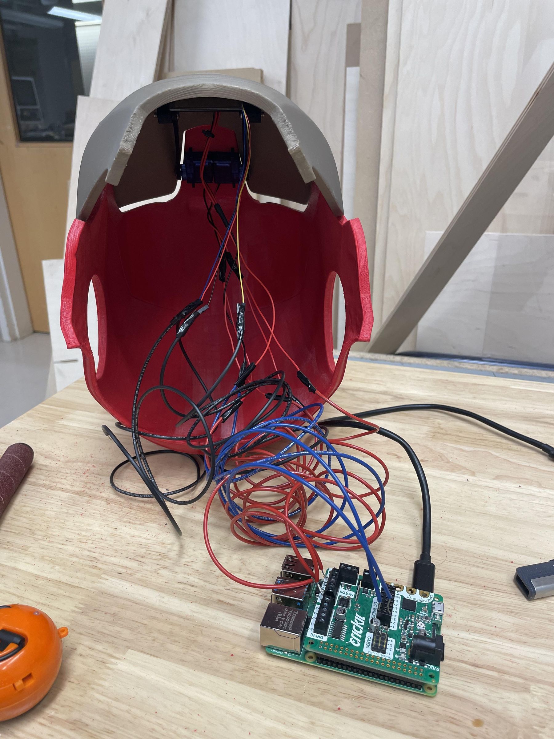 Raspberry Pi Iron Man Helmet With "Heads Down" Display : 10 Steps (with ...
