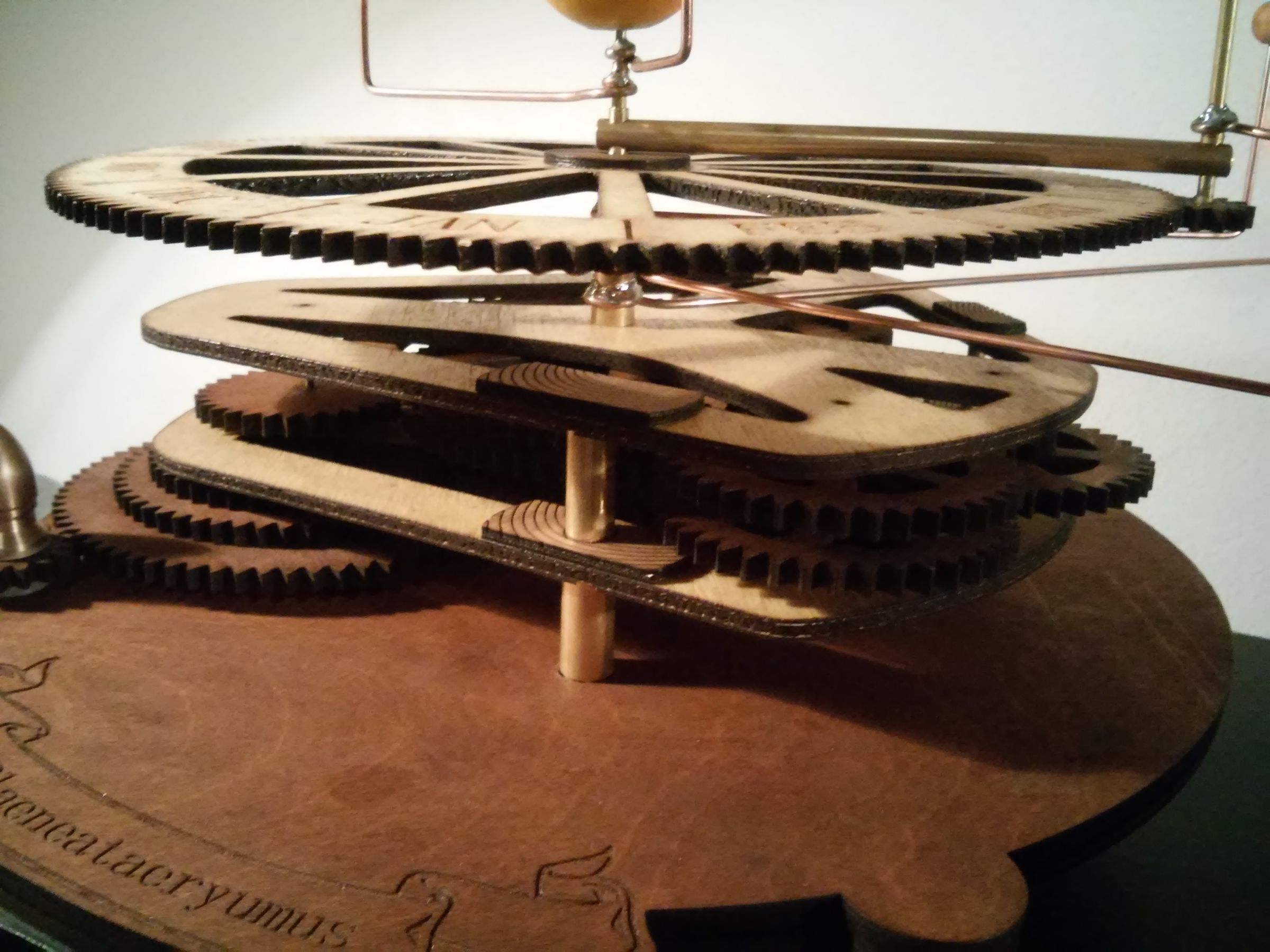 Orrery - a Mechanical Solar System Model, Designed for Laser Cutting ...