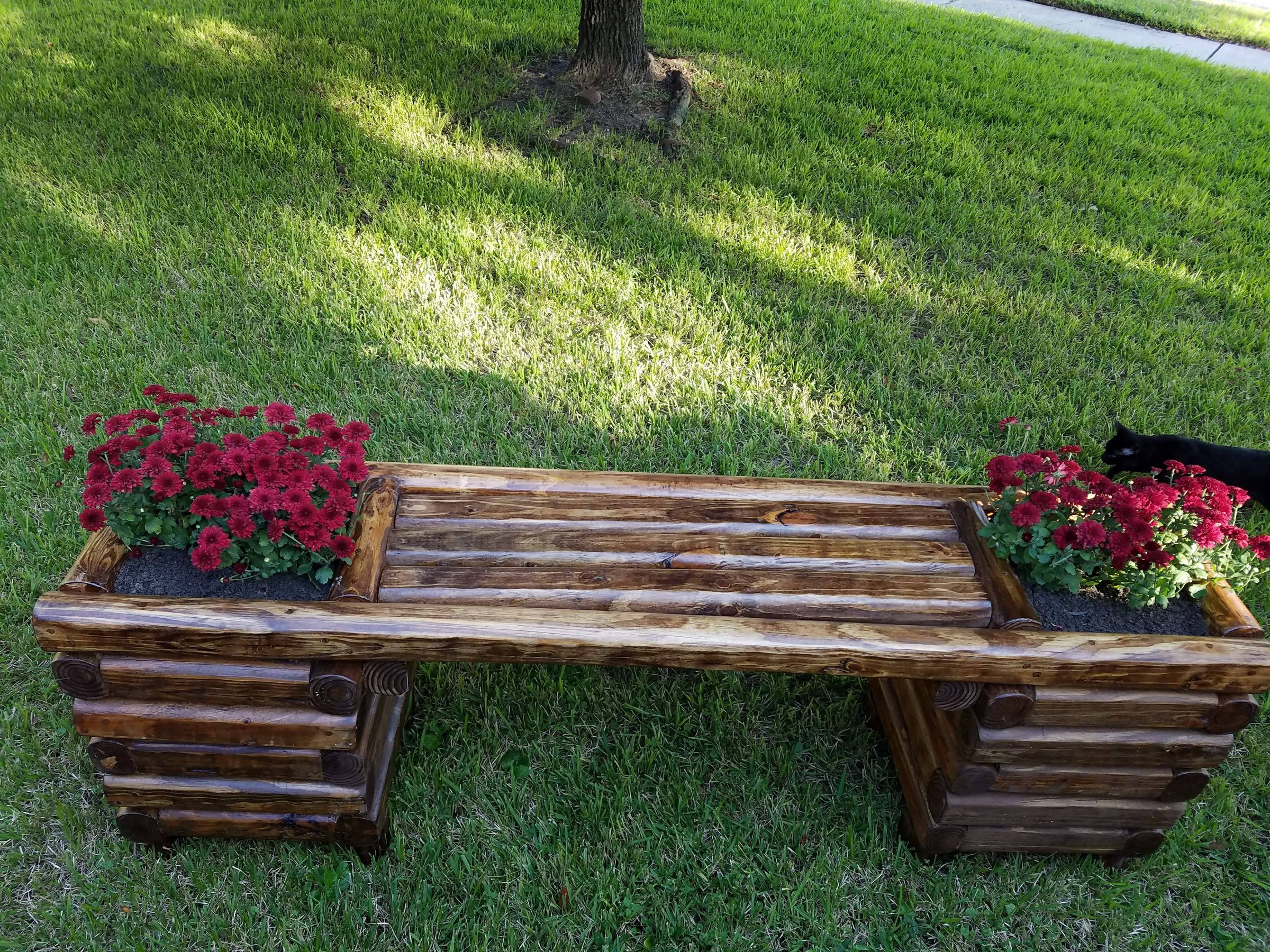 Diy Log Bench : 6 Steps (with Pictures) - Instructables