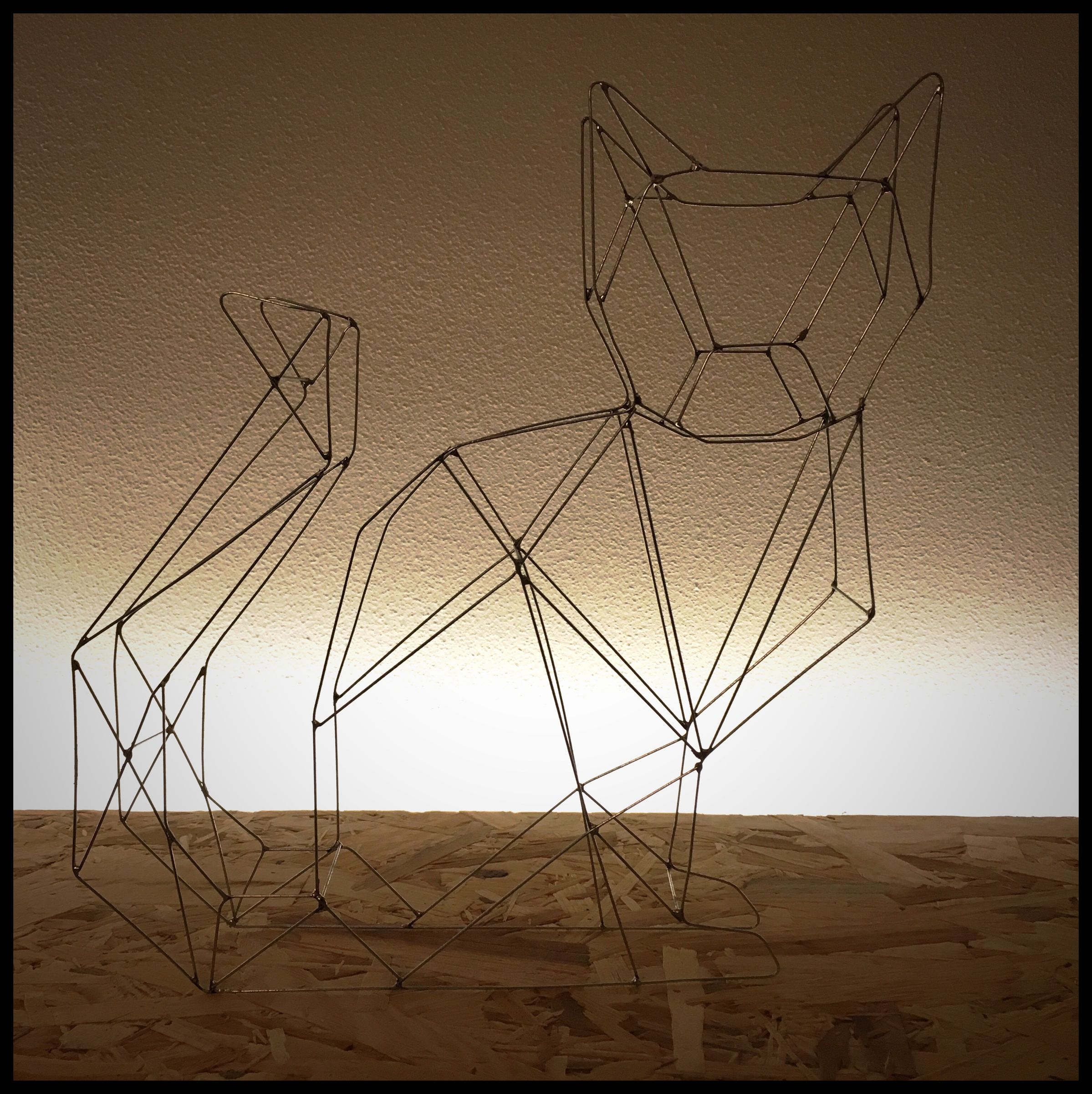 Wire Art Cat or Solder a Wire Frame Animal : 3 Steps (with Pictures ...