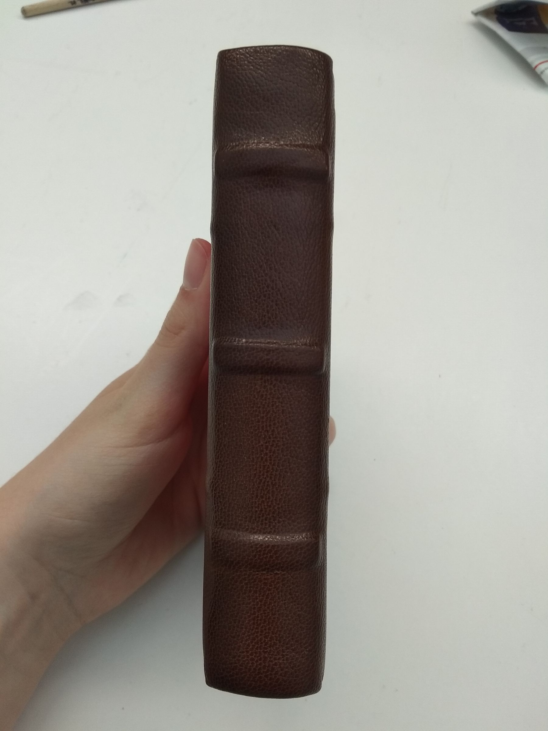 Three Quarter Bound Leather Bookbinding : 17 Steps (with Pictures ...