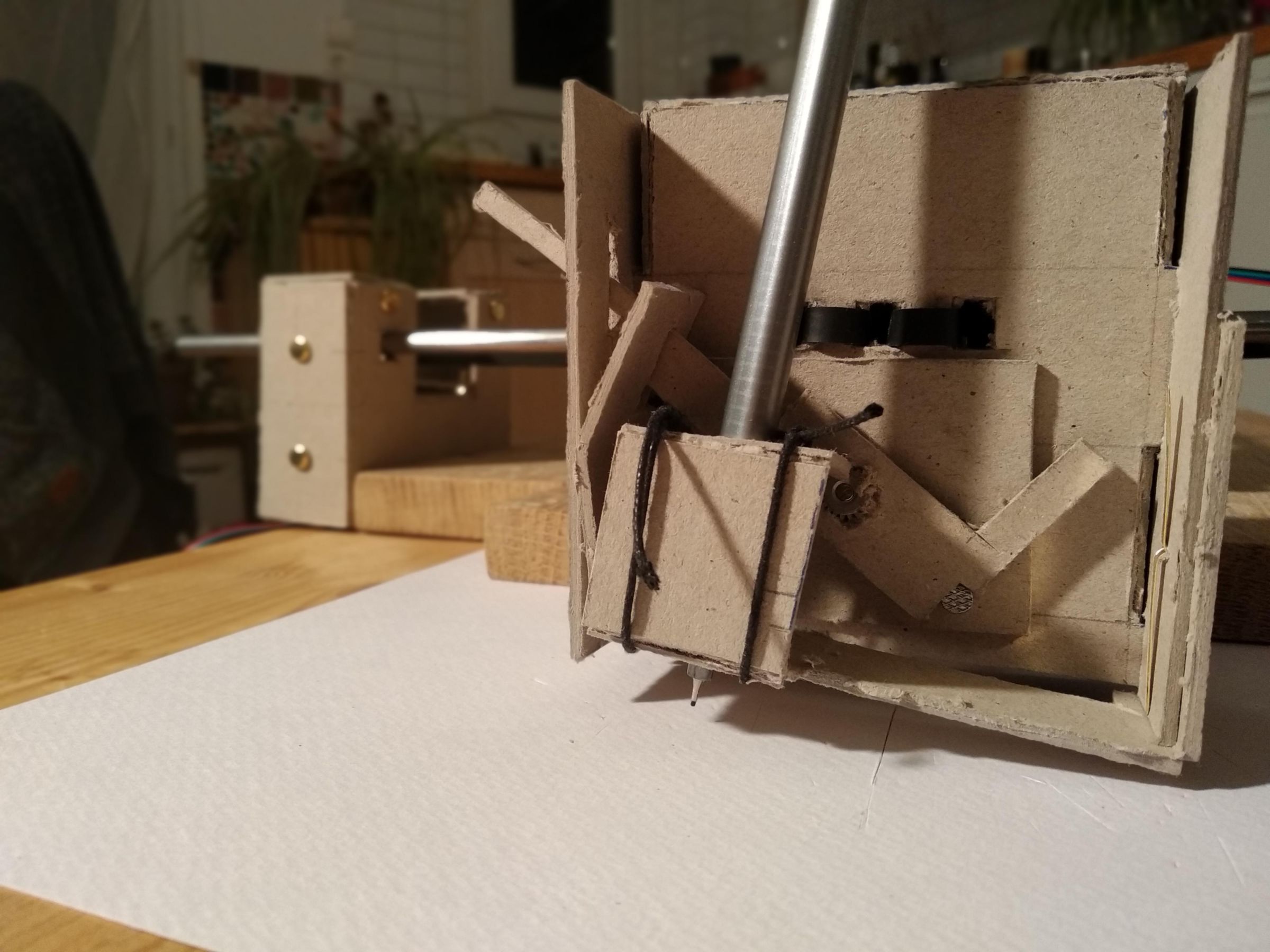 Self-Replicating Cardboard Pen Plotter : 7 Steps (with Pictures ...