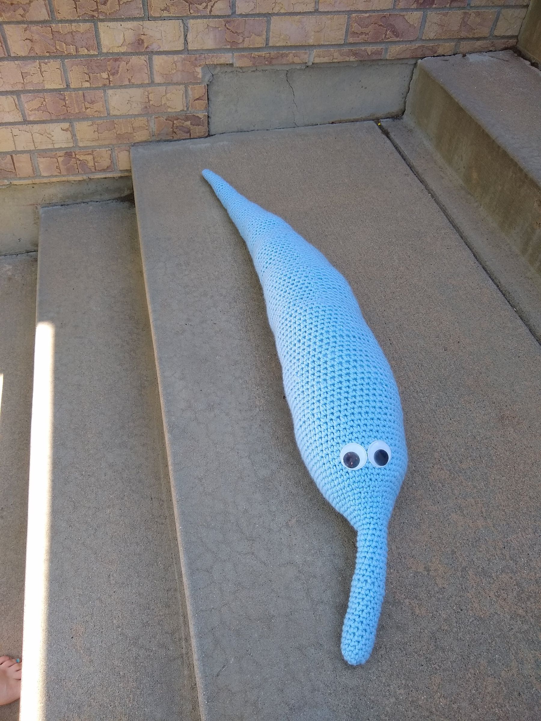 Giant Crocheted Worm on a String : 3 Steps (with Pictures) - Instructables