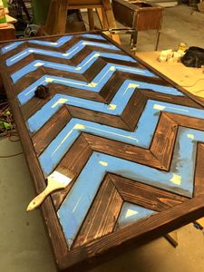 Chevron Table : 5 Steps (with Pictures) - Instructables