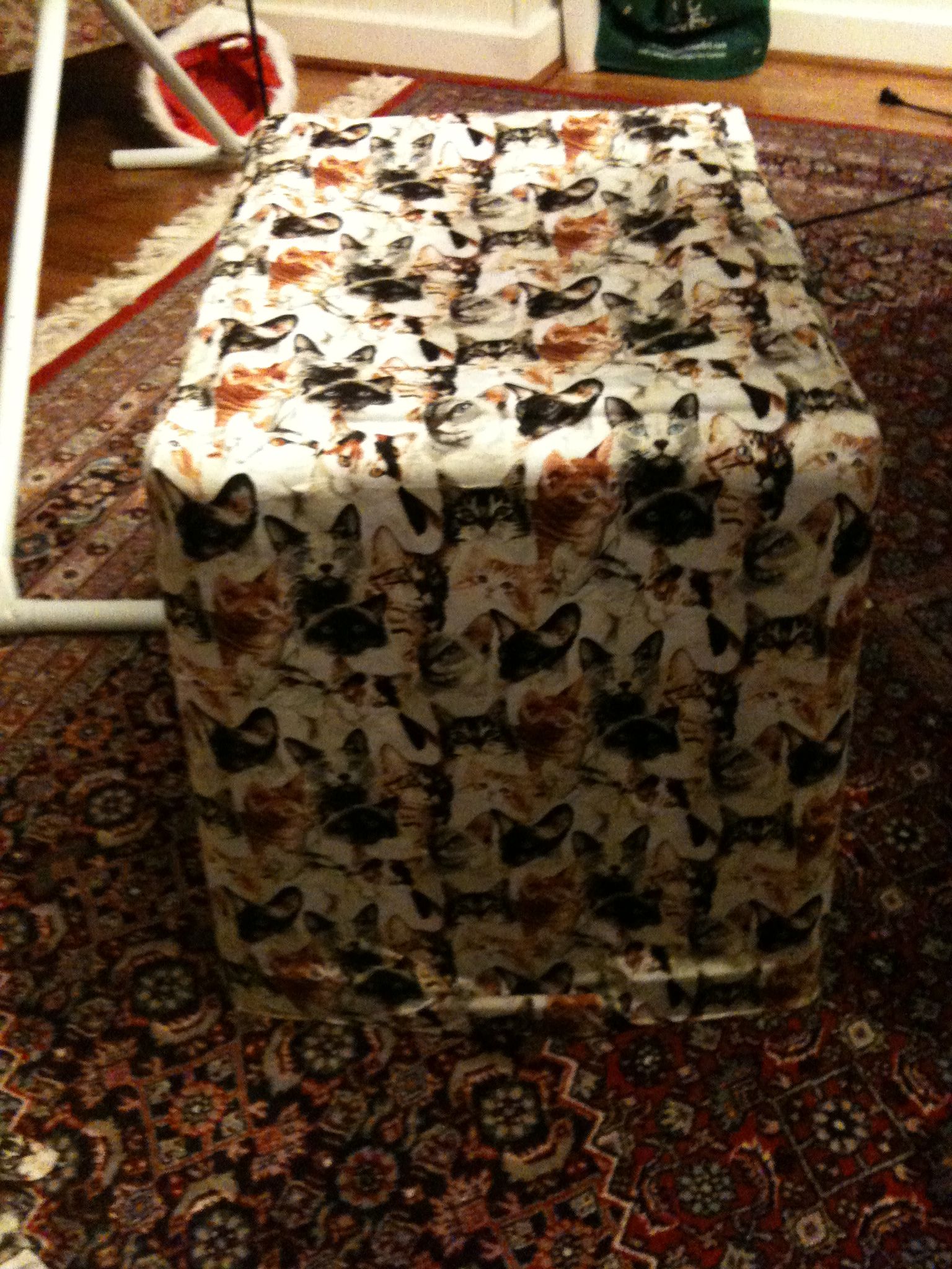 Fun and Functional Cat Litter Box Cover : 7 Steps - Instructables