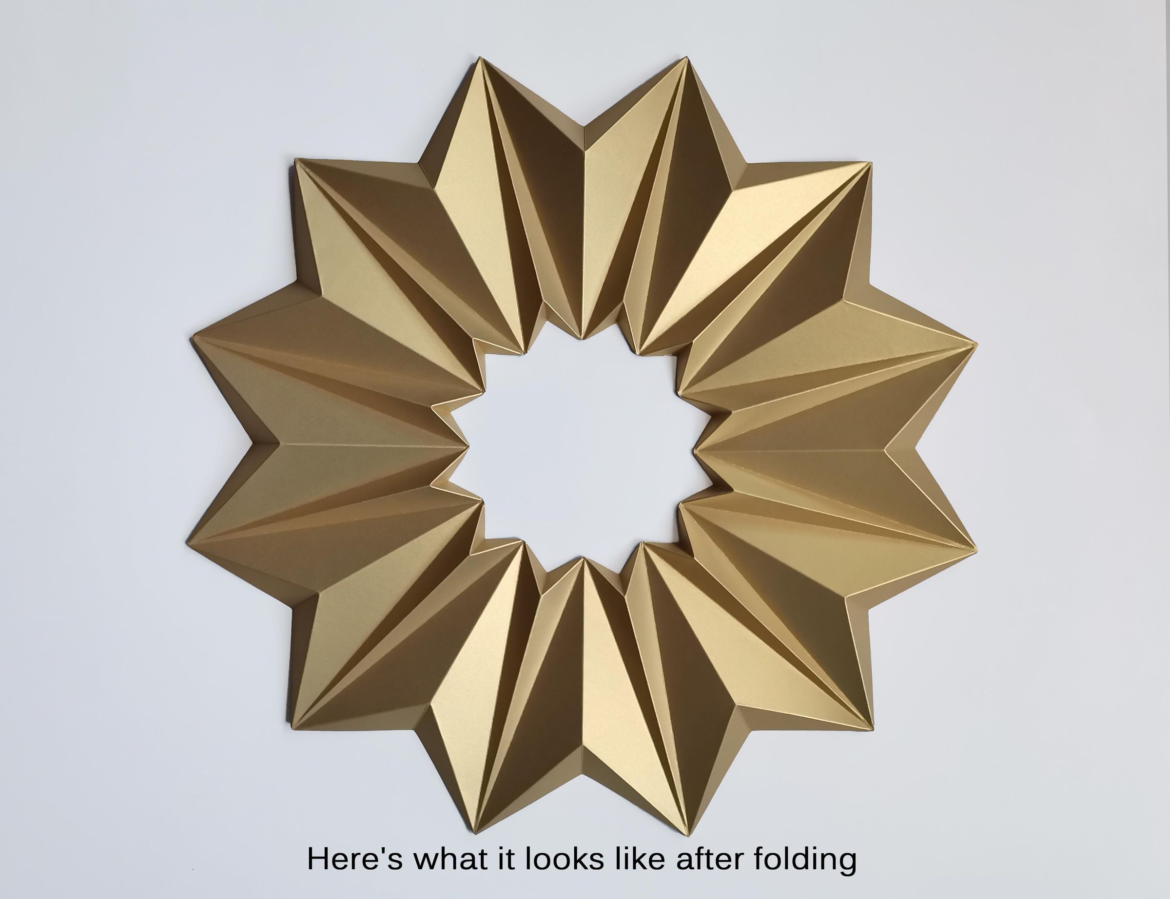 Origami Mirror Frame From Paper : 4 Steps (with Pictures) - Instructables