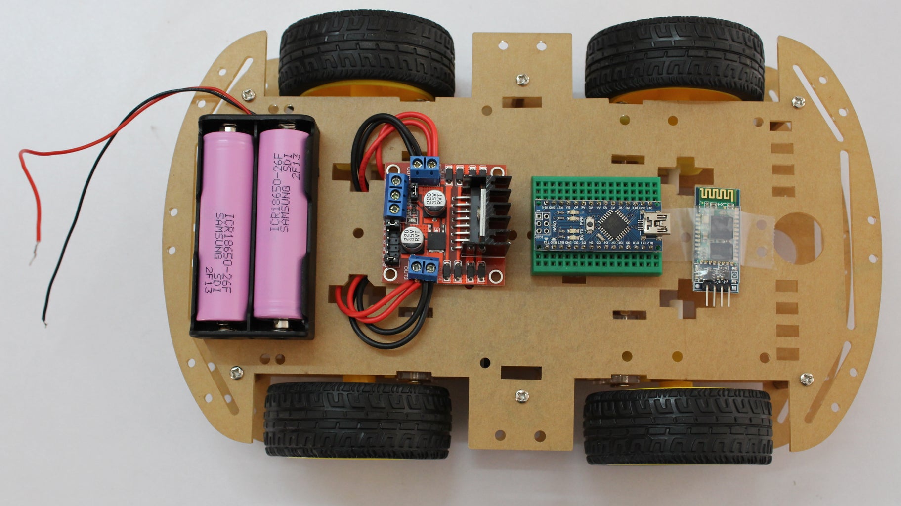 Smartphone Controlled Arduino Rover 17 Steps With Pictures Instructables 8637