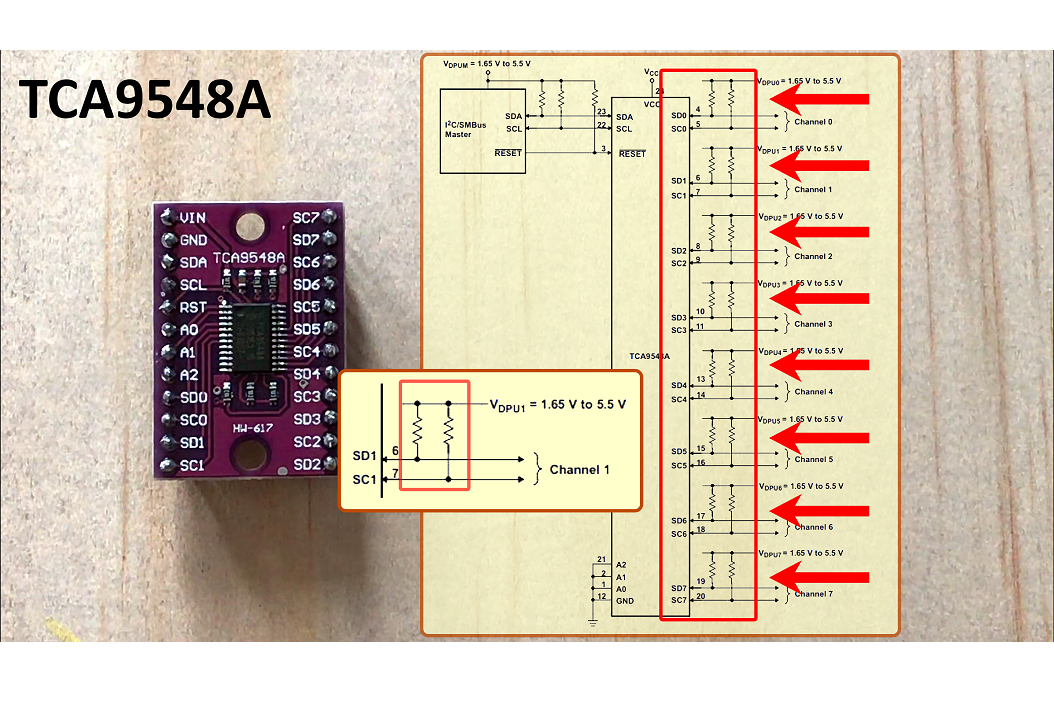 TCA9548A I2C Multiplexer Module - With Arduino and NodeMCU : 11 Steps ...