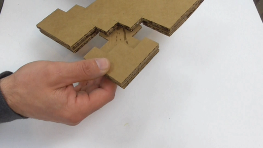 Minecraft Transforming Sword / Pickaxe From Cardboard DIY : 3 Steps ...