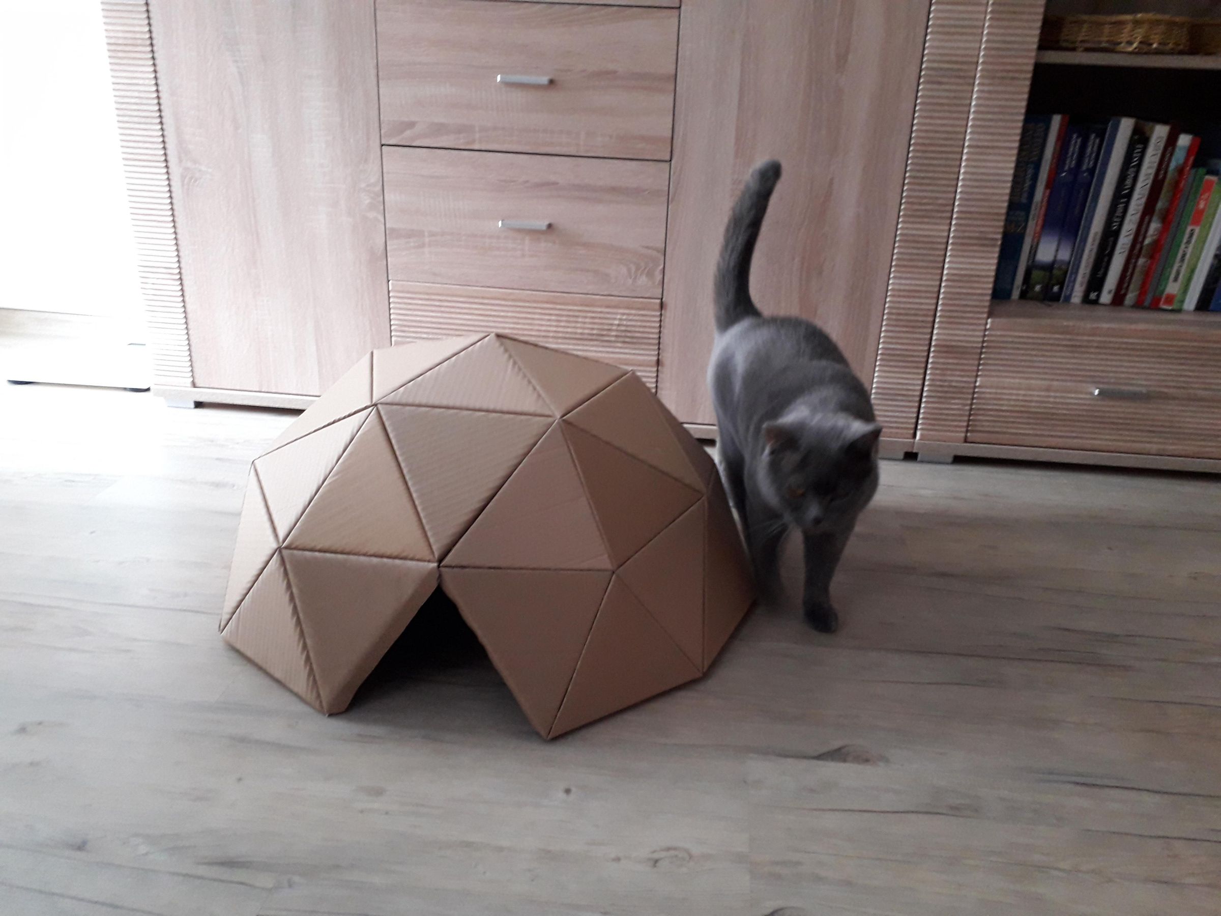 Cardboard Geodesic Dome : 7 Steps (with Pictures) - Instructables