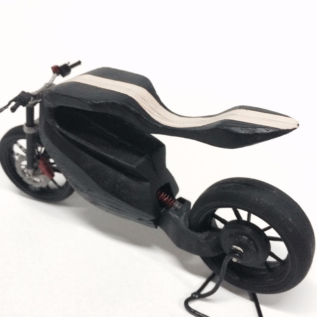 Scaled Wood & 3D Printed Motorcycle Model : 9 Steps (with Pictures ...