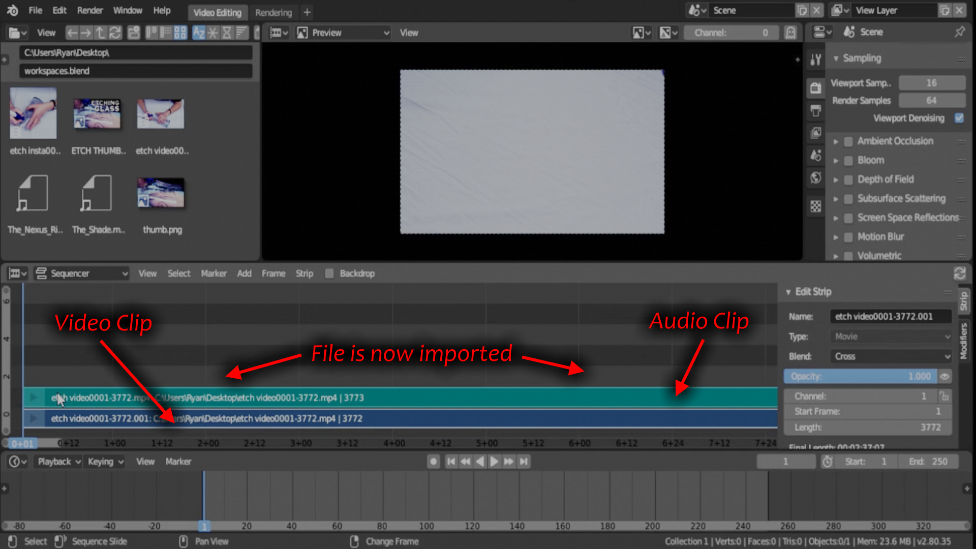 How to Import Video in Blender 2.8 : 4 Steps - Instructables