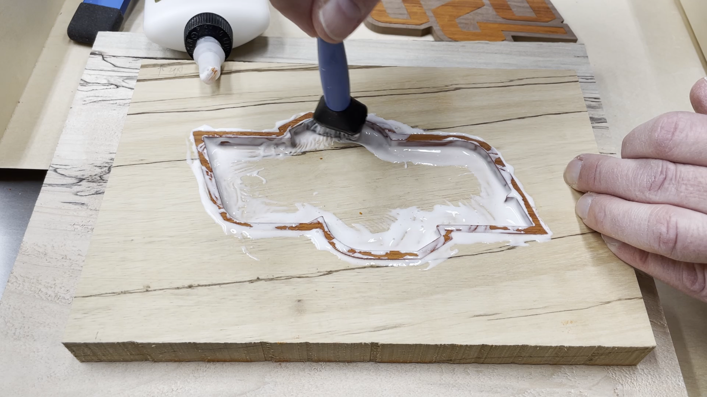 How to Make a Two Color Inlay Tray : 13 Steps (with Pictures ...