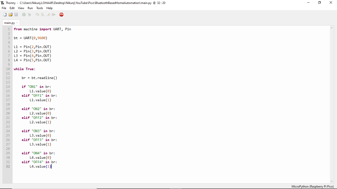 Home Automation Using Raspberry Pi Pico : 5 Steps - Instructables