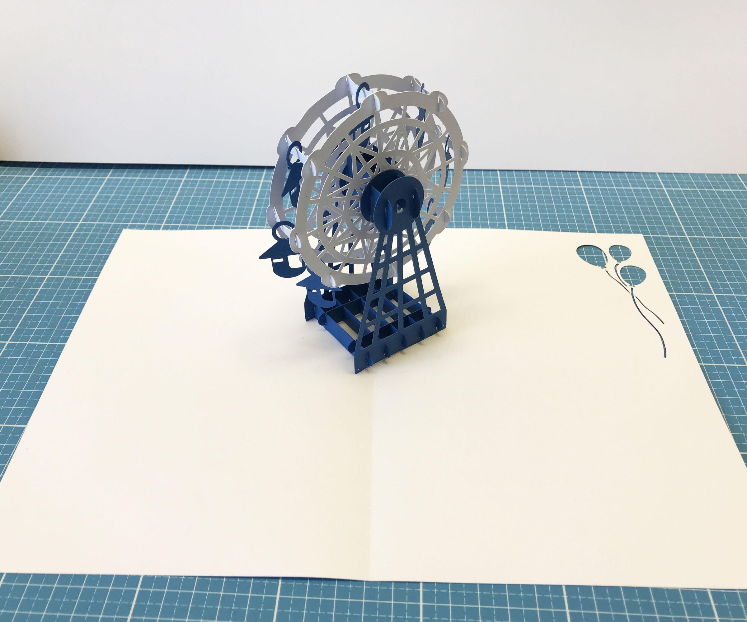 Rotatable Ferris Wheel Pop-Up Card : 9 Steps (with Pictures ...