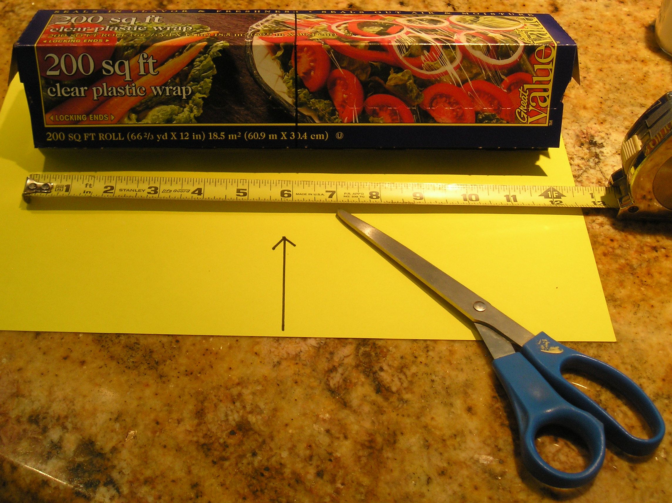 How to Mini-Size a Roll of Saran Wrap : 6 Steps (with Pictures ...