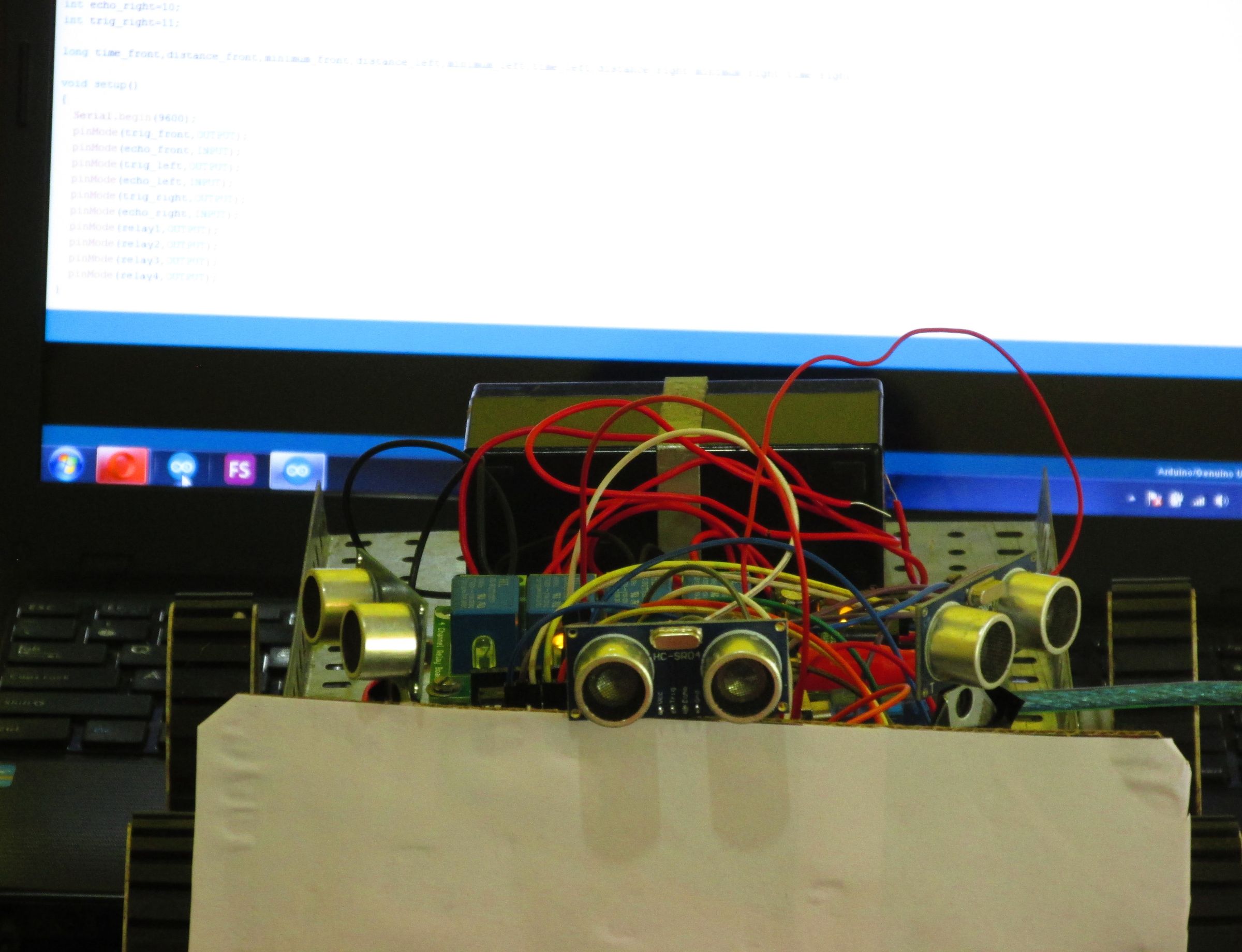 Obstacle Avoiding Robot Using Ultrasonic Sensors : 9 Steps (with Pictures) - Instructables