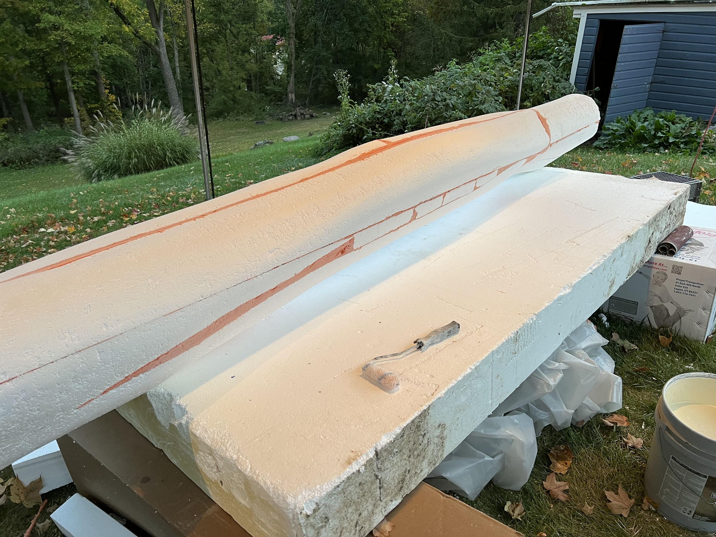 Over Sized Skeleton Breaking Out of My Home : 11 Steps (with Pictures ...