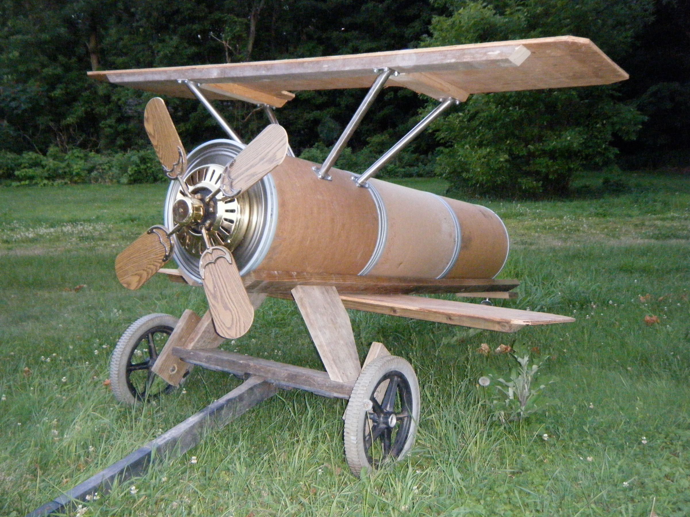 Cardboard Barrel Biplane. the Flyin' Lion : 23 Steps (with Pictures ...