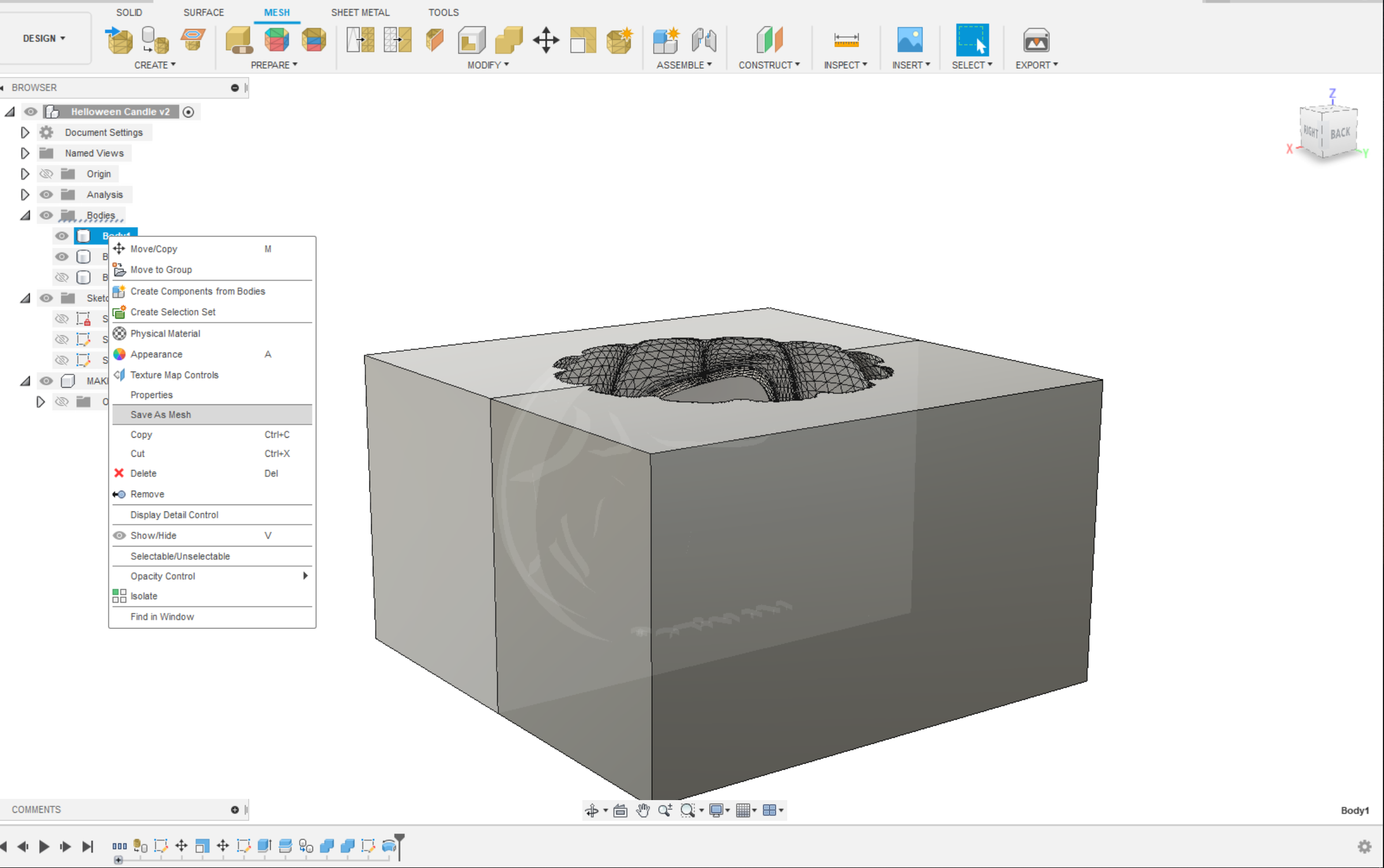 Custom Candle Casting Using Fusion360. : 7 Steps (with Pictures ...