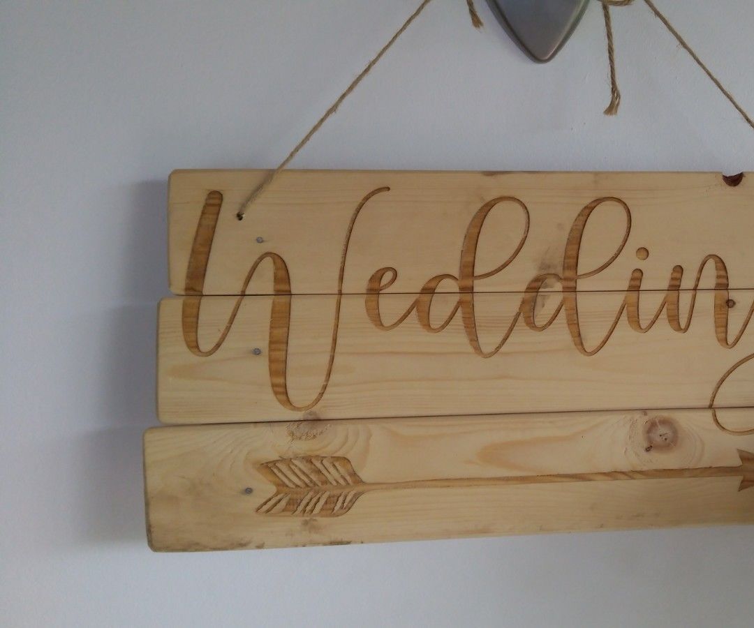 How to Make Wood Signs and Messages for a Wedding : 5 Steps (with ...