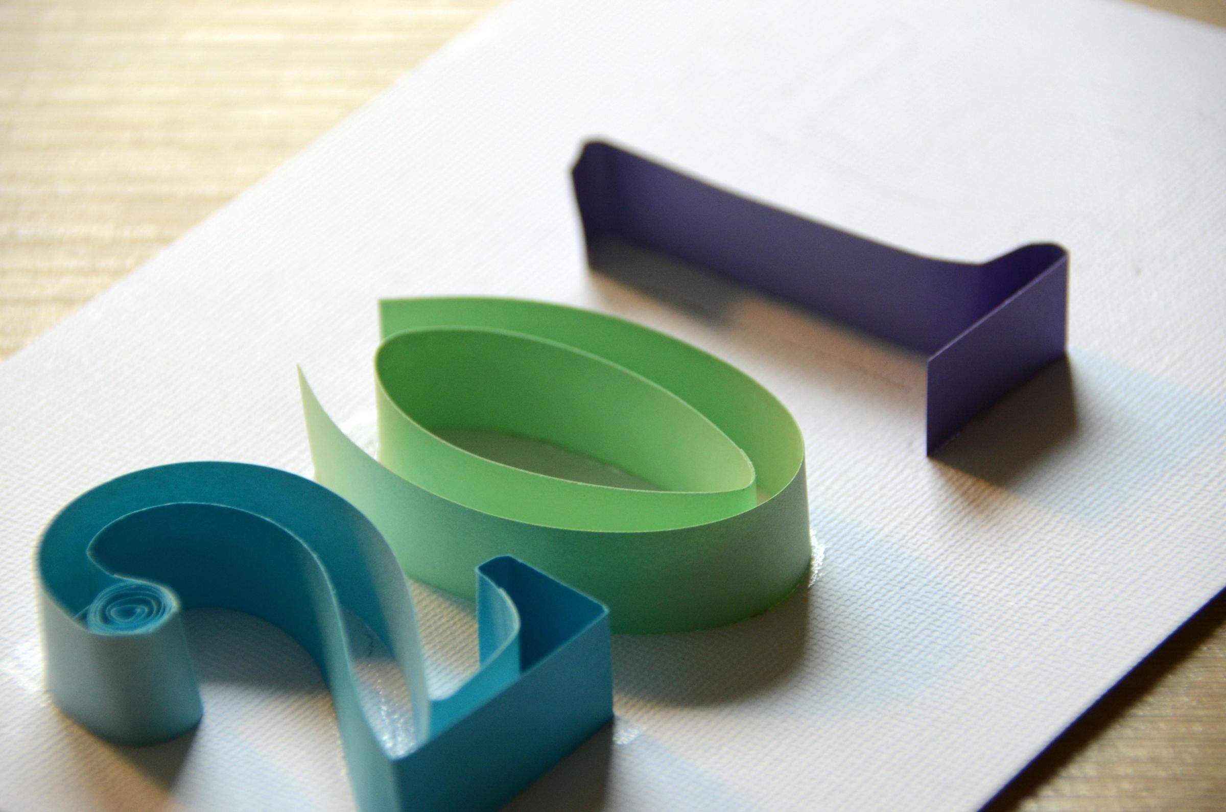 Paper Quilling Numbers 2015 : 6 Steps (with Pictures) - Instructables