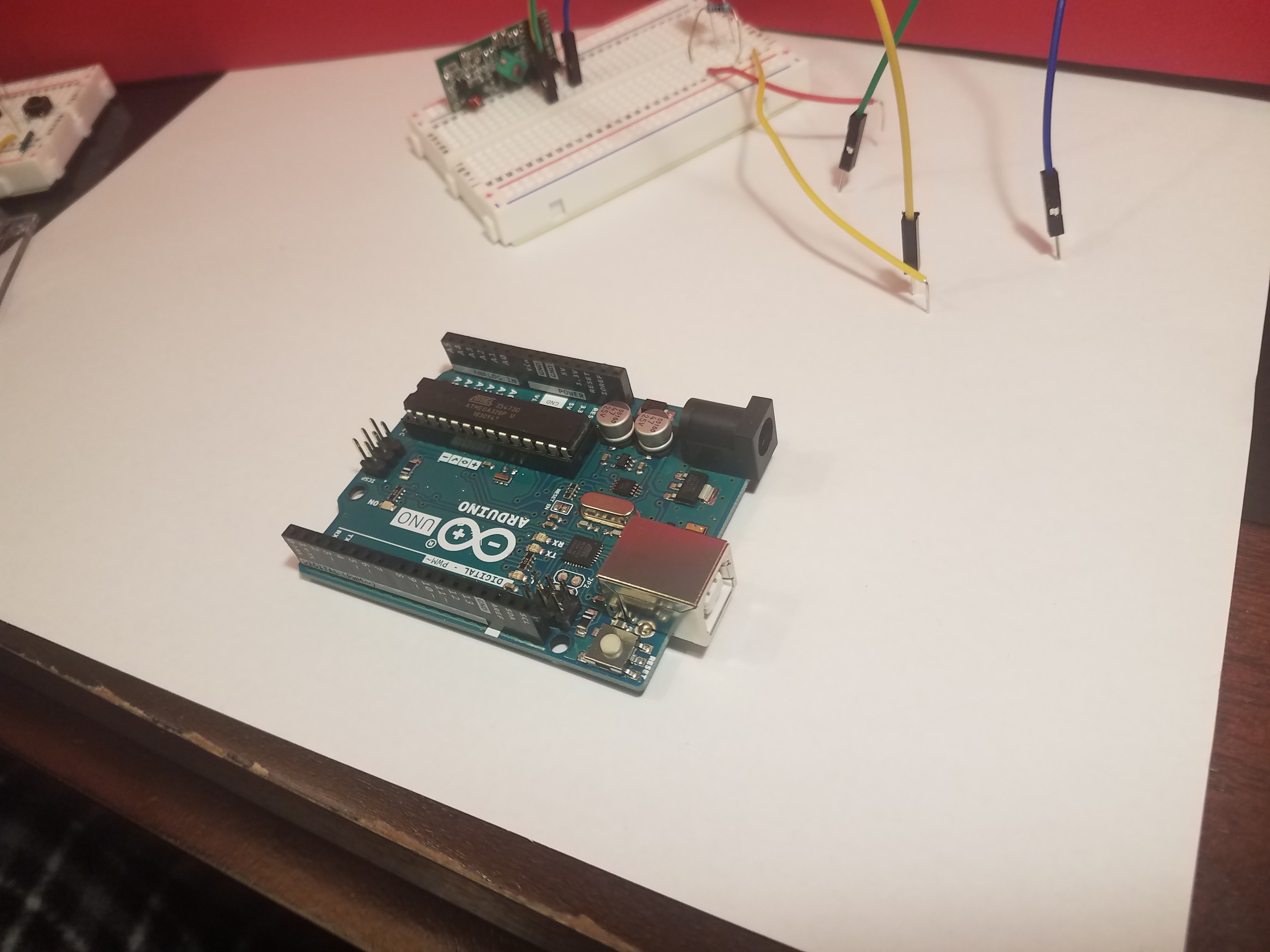 Personal One Way Radio Using Arduino Transmitter and Receiver Modules ...