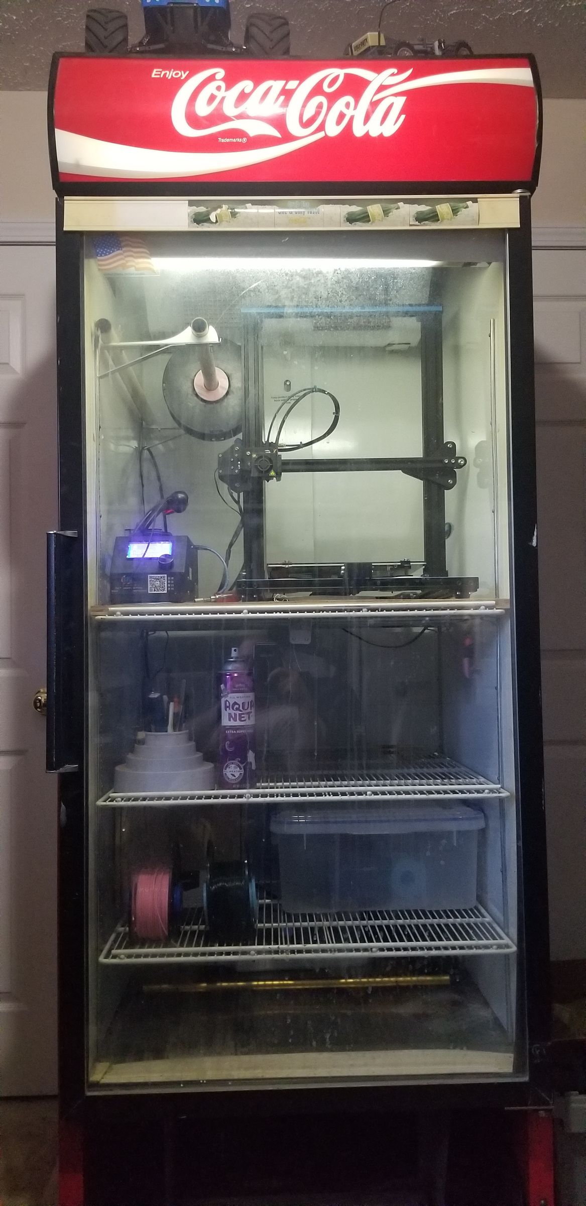 Coca Cola 3D Printer Enclosure : 8 Steps (with Pictures) - Instructables