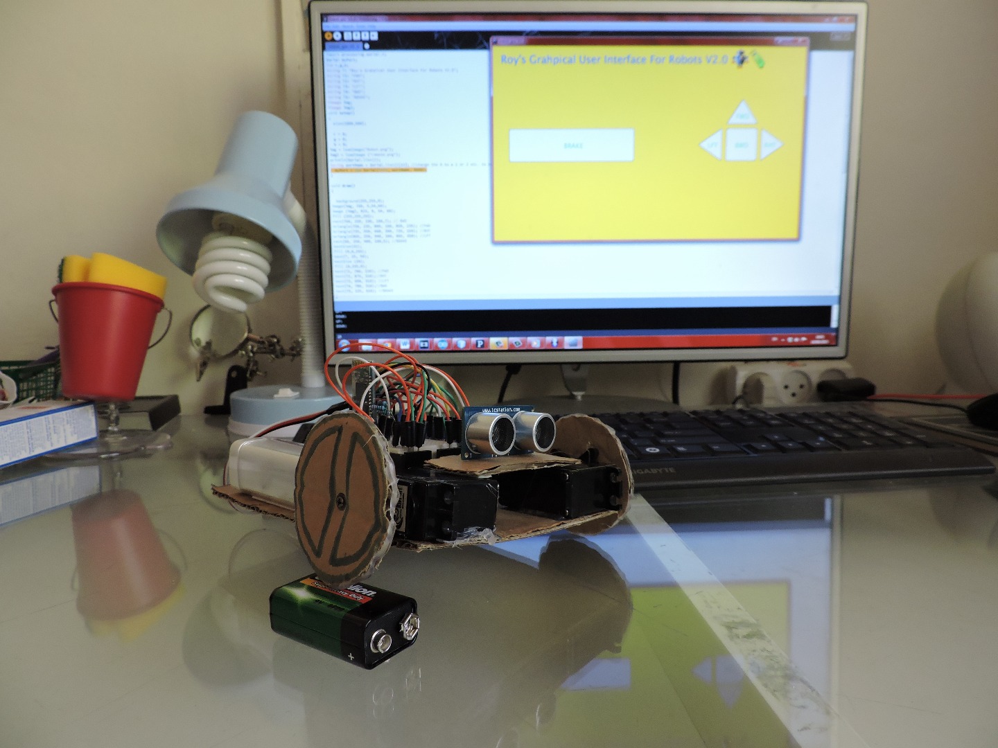 PC Controlled Bluetooth Robot (With a GUI !) : 9 Steps - Instructables