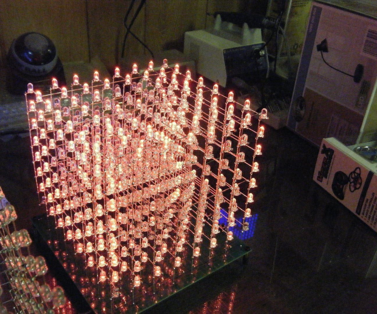 8x8x8 Arduino Led Cube 14 Steps With Pictures Instructables