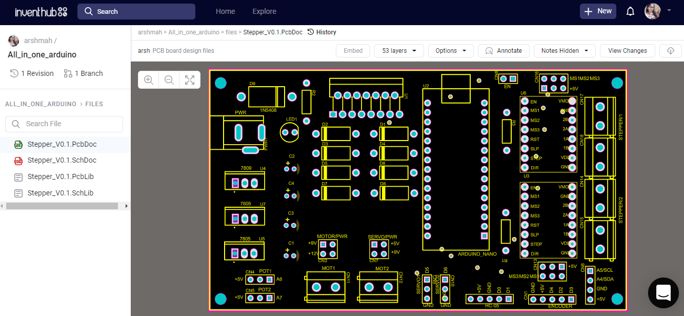 All in One Arduino PCB Board Design : 4 Steps - Instructables