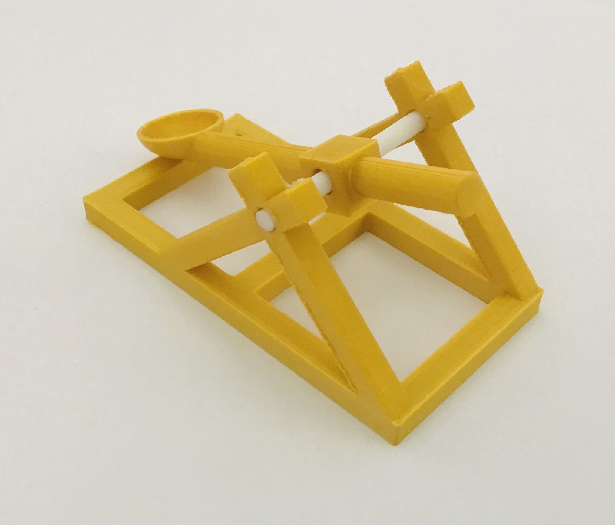Miniature 3D Printable Catapult Using Tinkercad (move) : 5 Steps (with ...