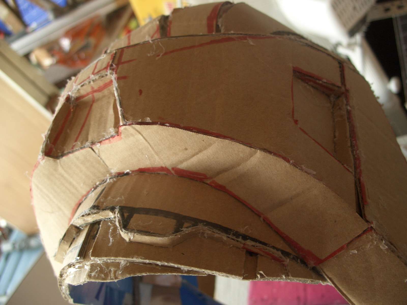 Cardboard/Fiberglass Halo 3 Inspired Master Chief Costume : 15 Steps ...