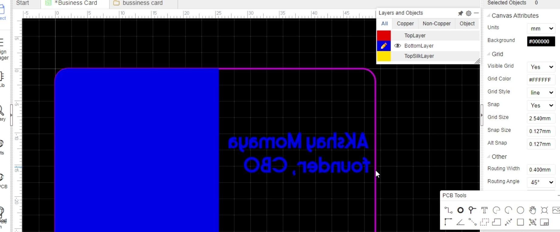 PCB Visiting Card : 8 Steps (with Pictures) - Instructables