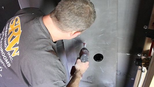 How to Build a Walk-In Shower (Part 2: Wedi Wall Installation) : 23 ...