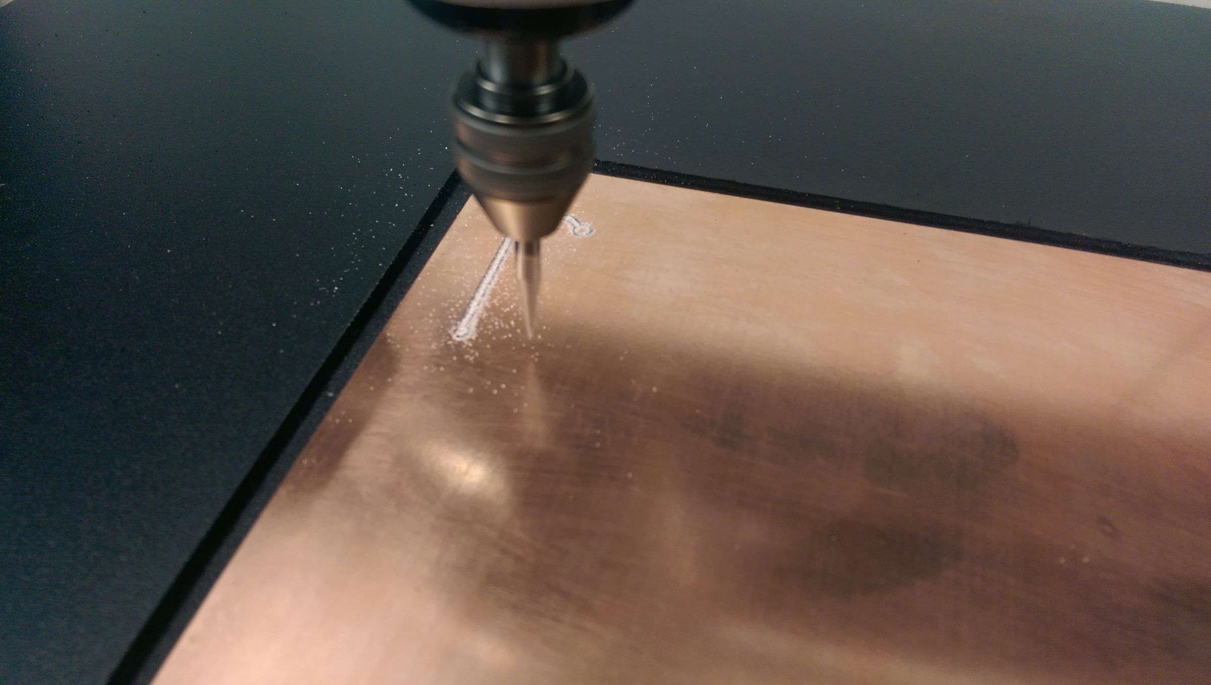 PCB Isolation Track Milling With MyDIYCNC Desktop CNC Machine : 7 Steps ...