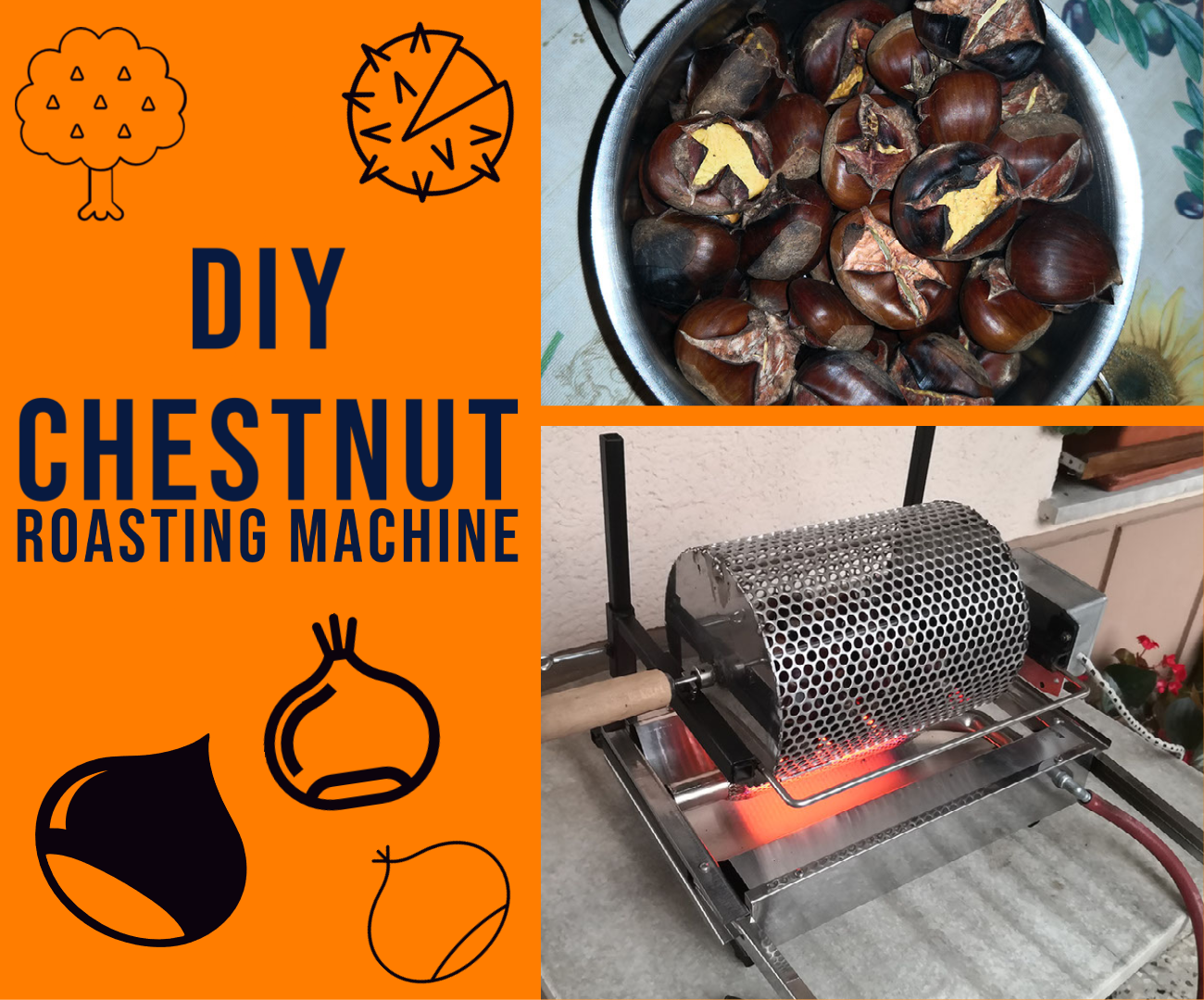 Automatic Chestnut Roasting Machine : 15 Steps (with Pictures ...