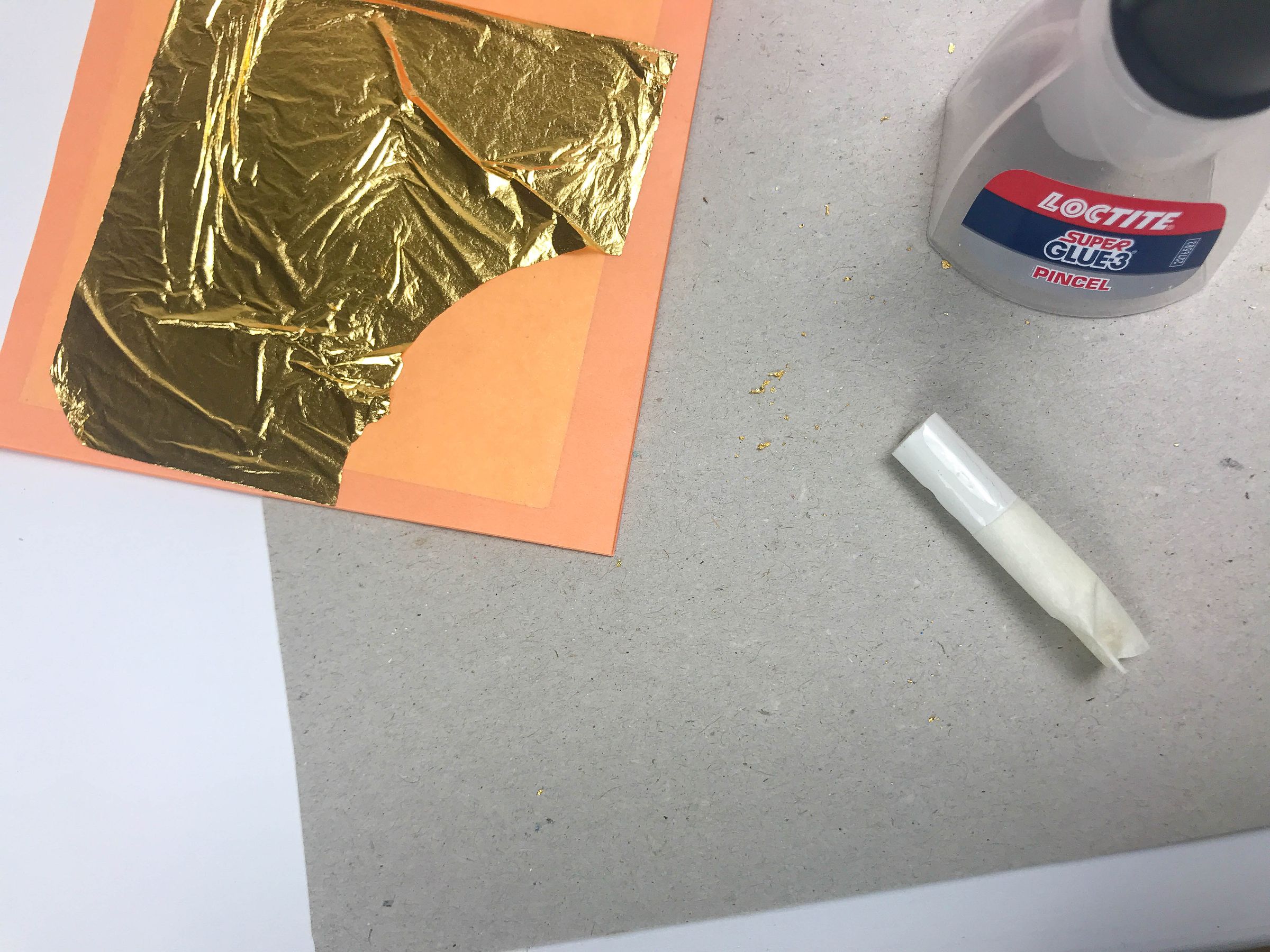 Gold Cement Earring and Necklace : 10 Steps (with Pictures) - Instructables