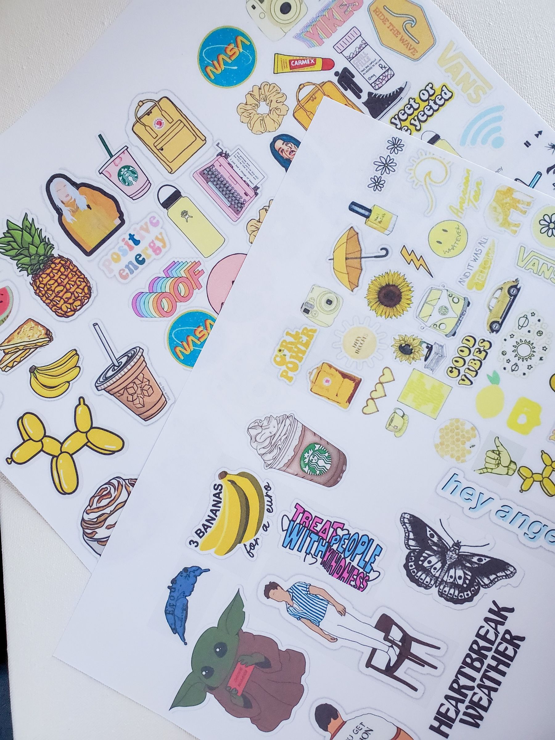 Simple DIY Stickers (without Sticker Paper) : 9 Steps - Instructables