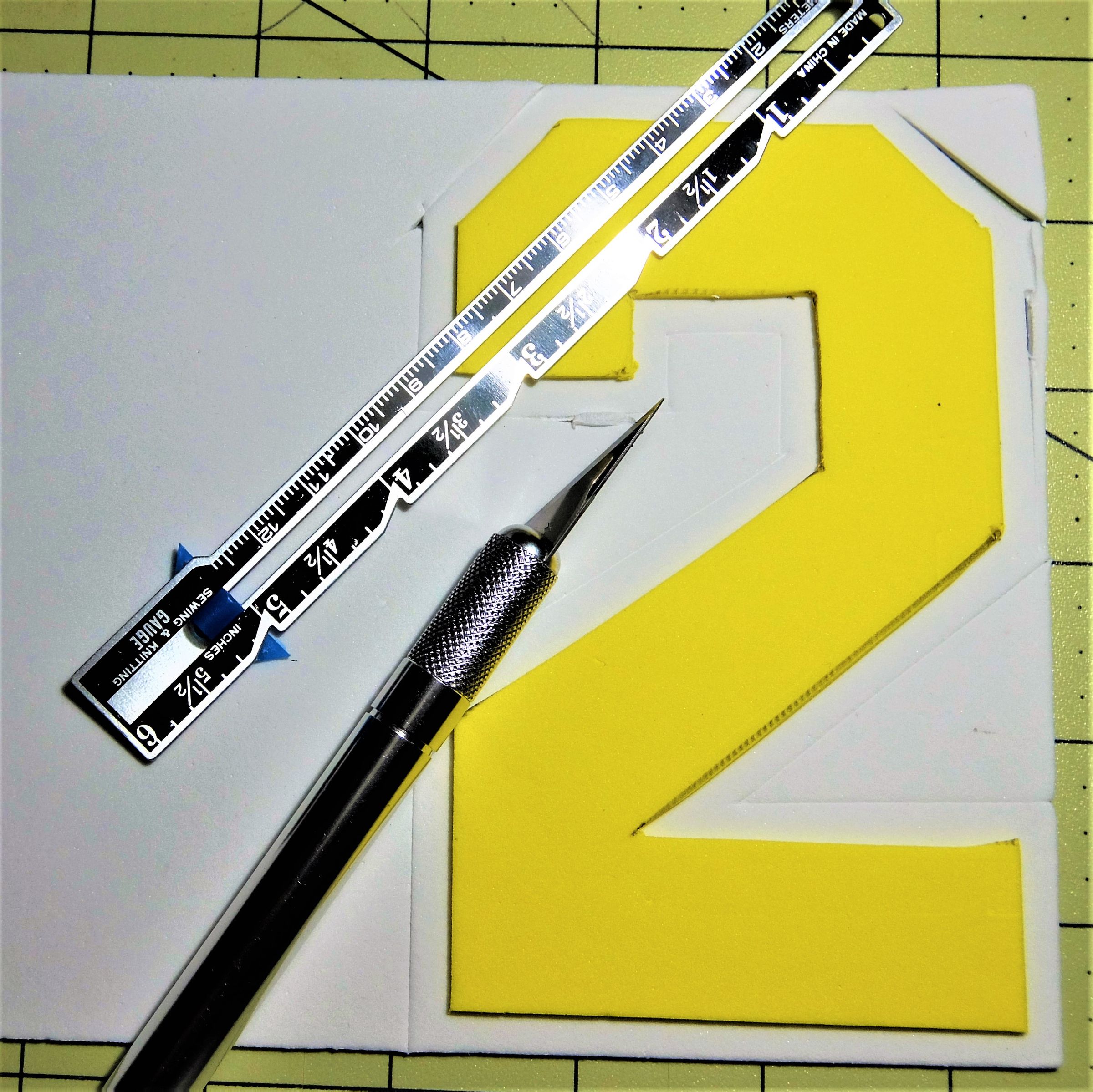 Draw and Cut Out Jersey Numbers 0 to 9 : 14 Steps (with Pictures ...