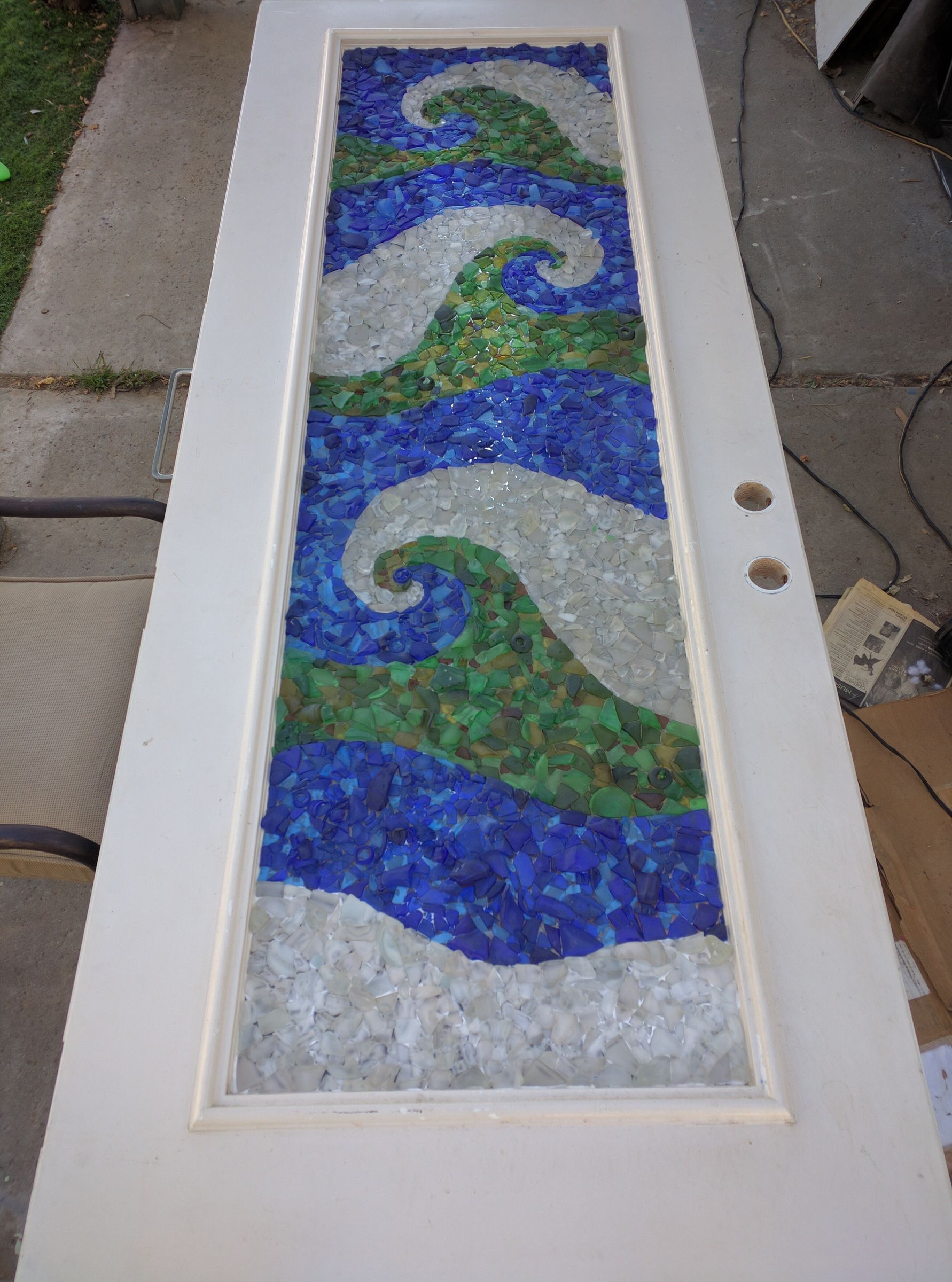 Broken Glass Mosaic Tile