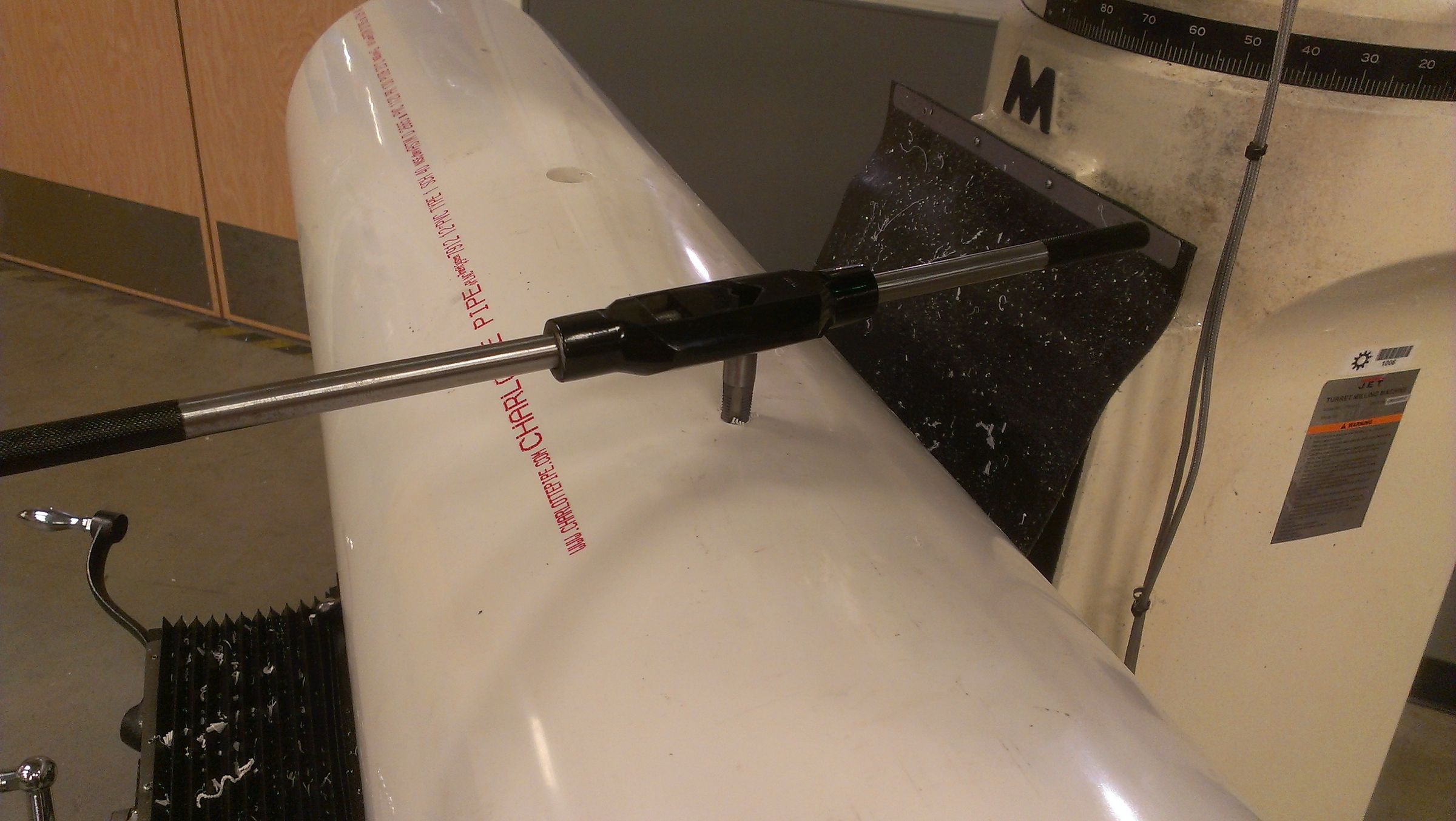 How to Tap a Large Hole in a Big PVC Pipe : 4 Steps - Instructables