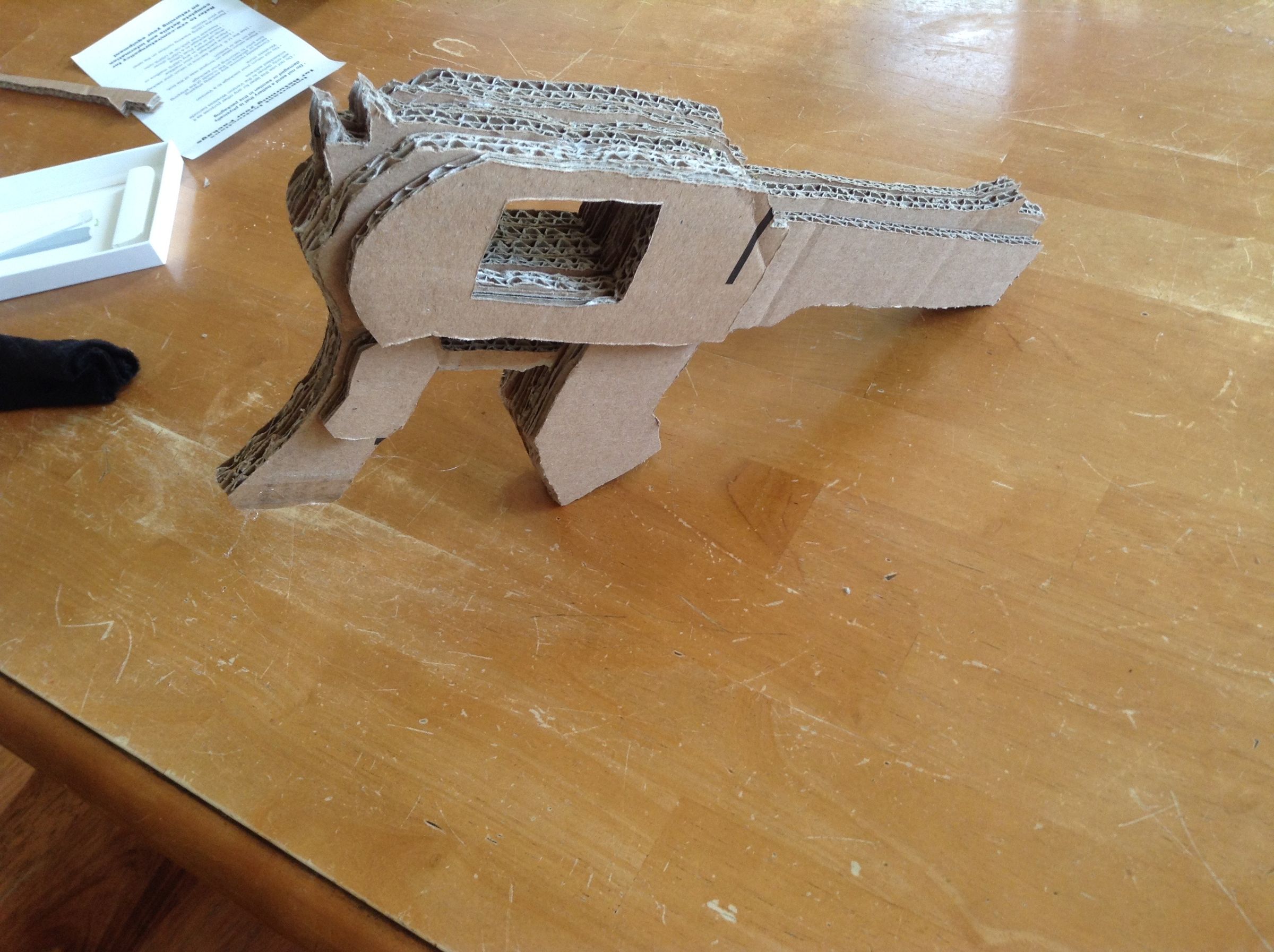 3D Cardboard Gun Model : 10 Steps (with Pictures) - Instructables