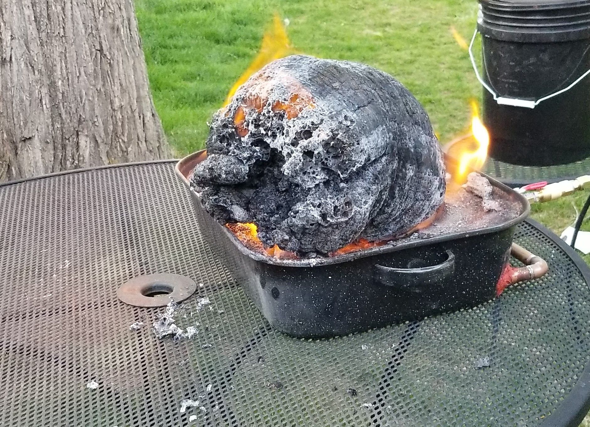 Fire Snakes in Liquid Sand Gas Fire! : 8 Steps (with Pictures ...