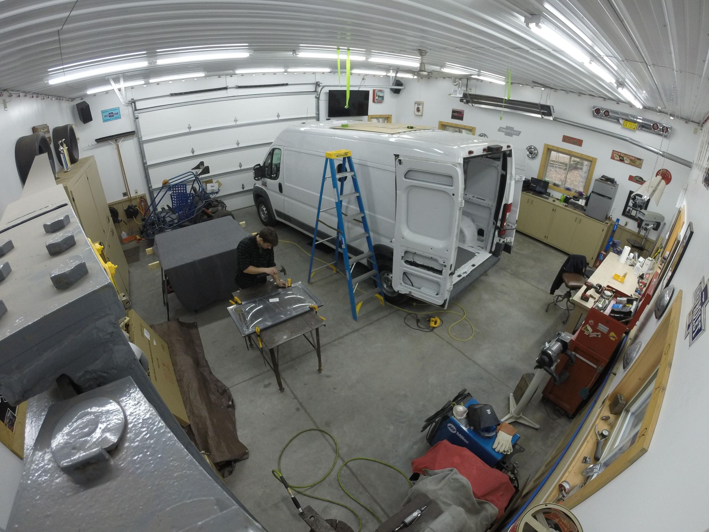 Custom Skylight Frame Installation for a Van Conversion : 13 Steps ...