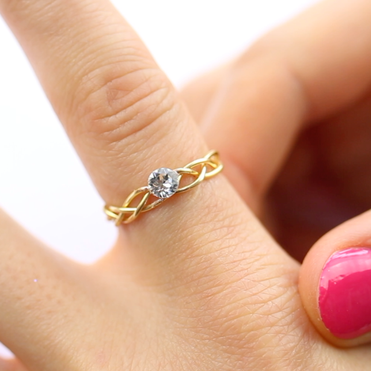 5 DIY Easy Rings - Braided & No Tools! : 8 Steps (with Pictures ...