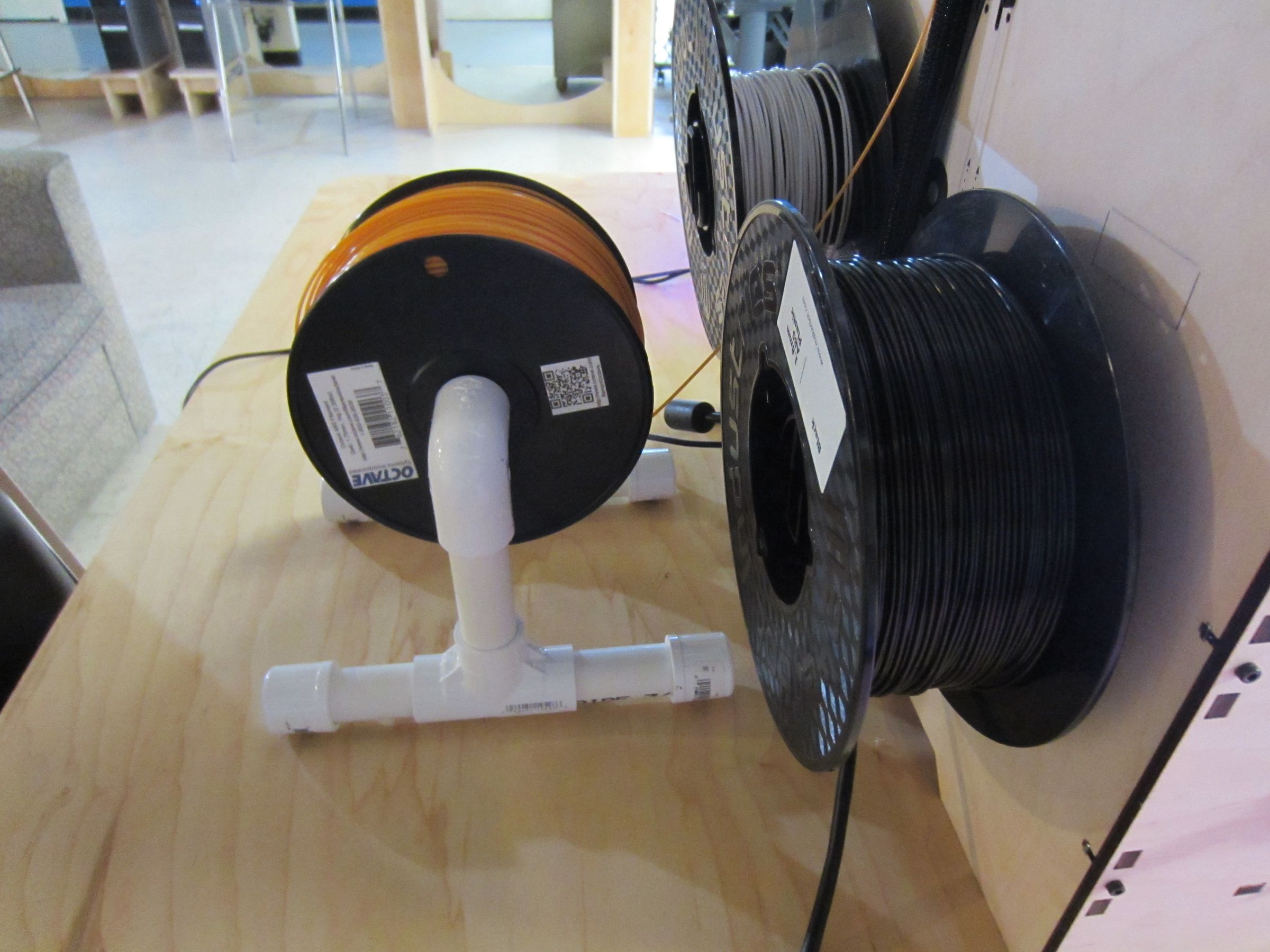 Low Cost 3D Printer Filament Spool Stand : 6 Steps - Instructables