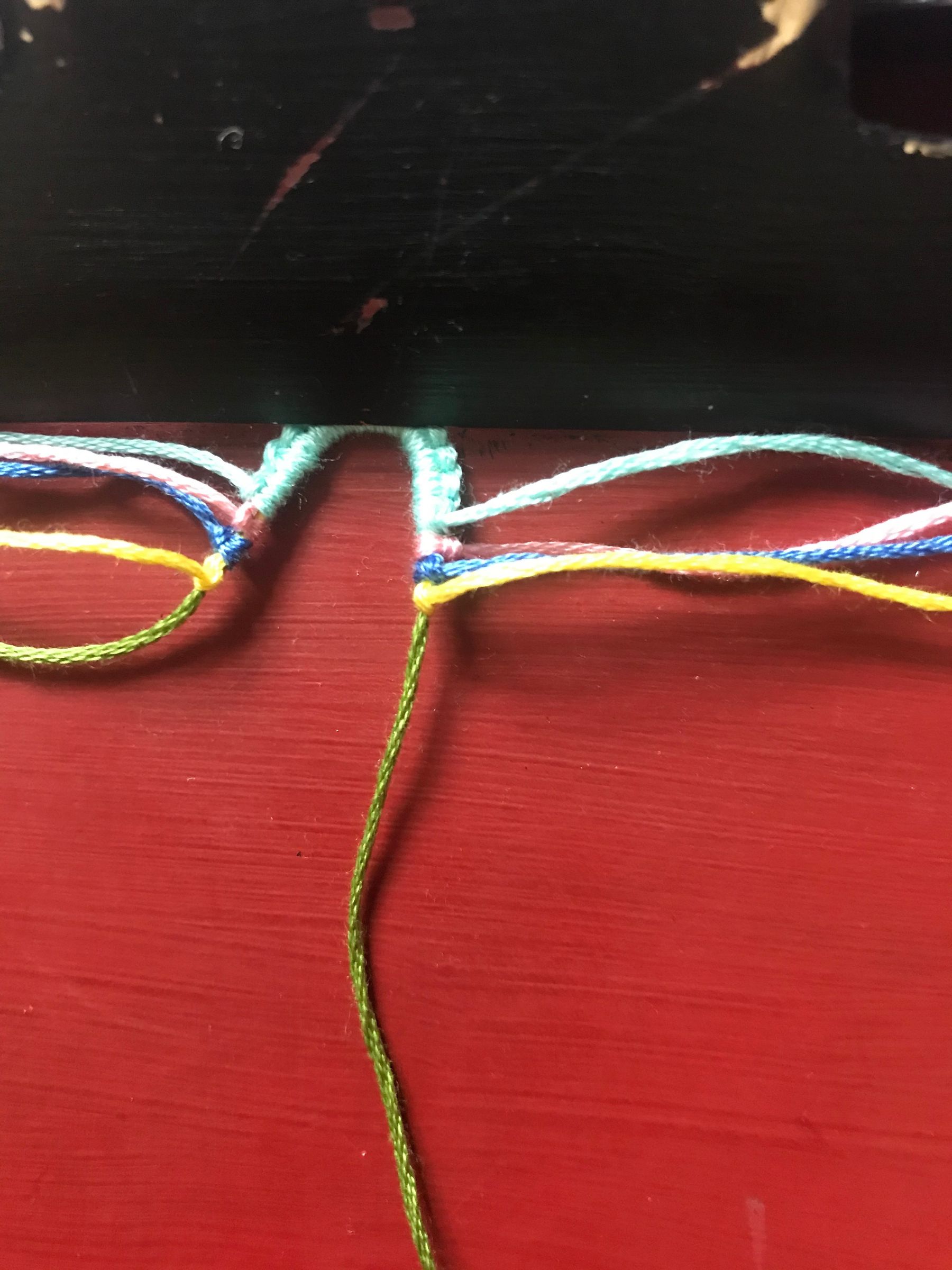 Friendship Bracelet With Teardrop Loop and Triangle Ending : 7 Steps ...
