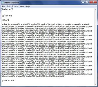 How to Make a "Matrix" Effect on Notepad (Windows Only) : 4 Steps ...