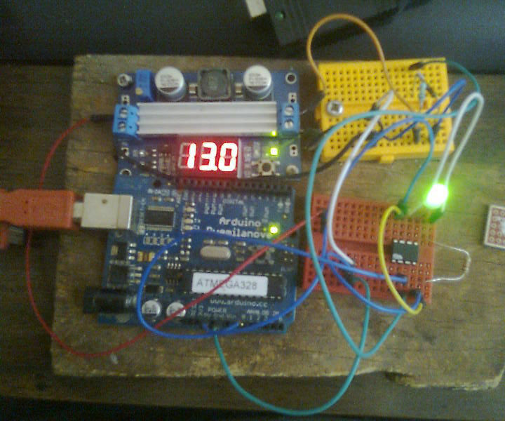 voltage monitor on rgb led with attiny85 DIY Project - Step-by-Step DIY ...